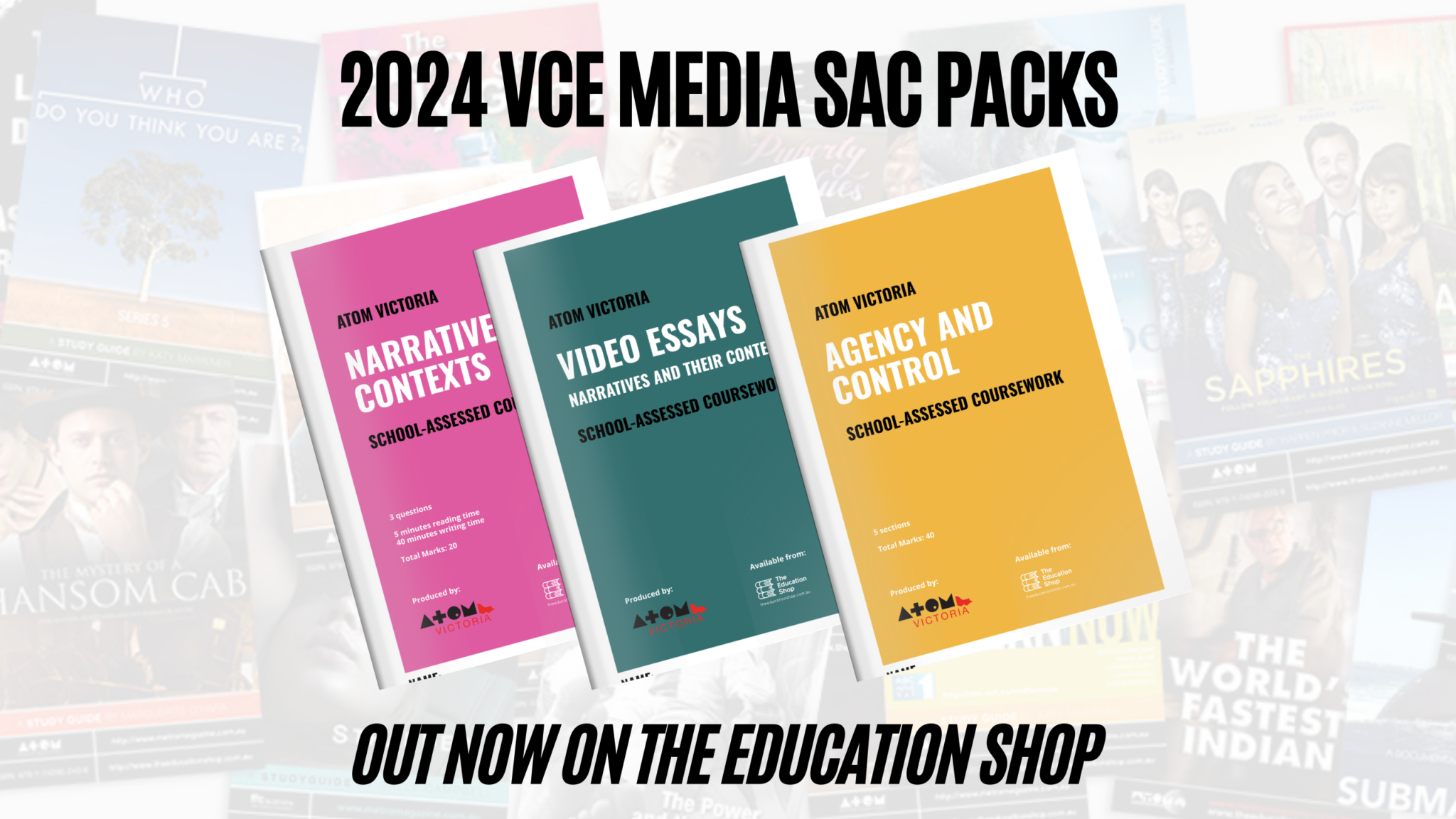 2024 VCE Media SAC Packs and Prac Exam – ATOM Victoria
